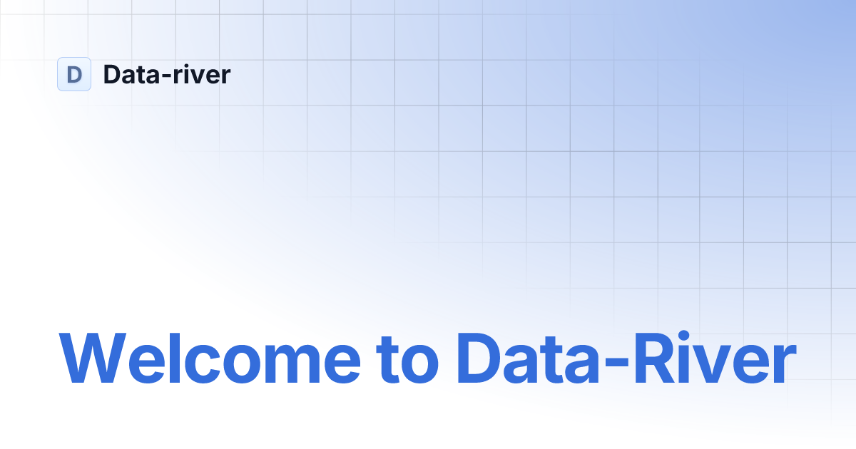 Welcome to Data-River | Data-river